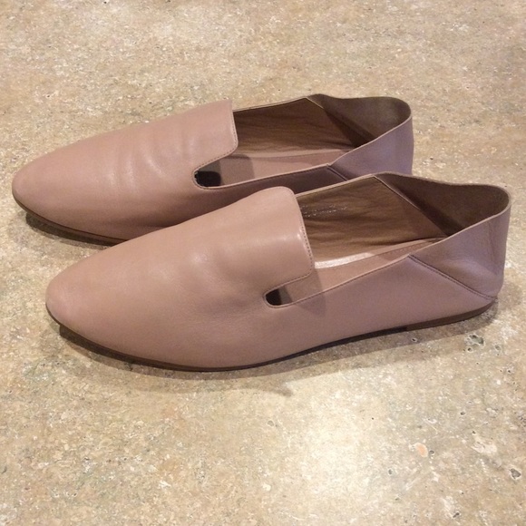 Halogen | Shoes | Halogen Nude Leather Flats | Poshmark